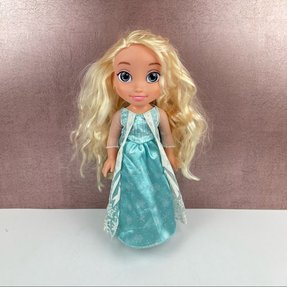 Disney | Toys | Disney Elsa Doll Blue Dress Frozen Movie | Poshmark